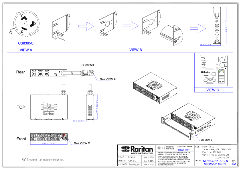 Rack PDU | PX2-4611R-E2 | Product Selector - Raritan