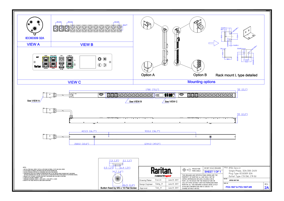 Rack PDU | PX3-1847 | Product Selector - Raritan