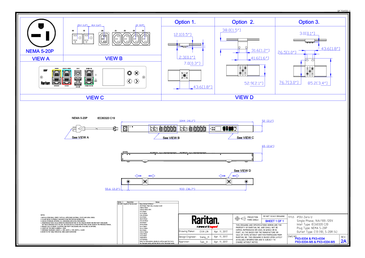 Rack PDU | PX3-5334 | Product Selector - Raritan