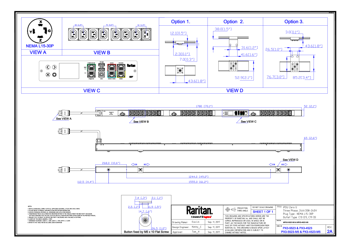 Rack PDU | PX3-5523 | Product Selector - Raritan
