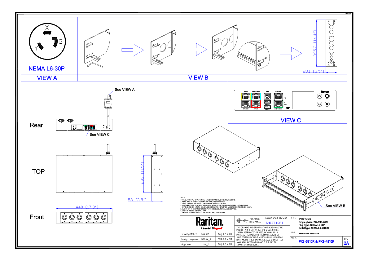 Rack PDU | PX3-5810R | Product Selector - Raritan